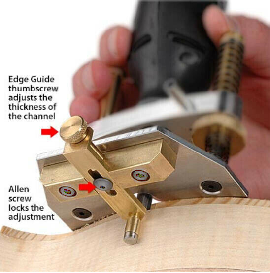 Guitar Binding Router Edge Guide + Router Base | eBay