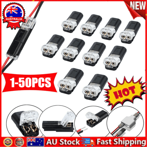 2 Pin Way Plug Car Electrical Connector Wire Cable Automotive 1-50X ...