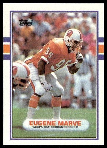 1989 Topps Eugene Marve Tampa Bay Buccaneers #335 | eBay