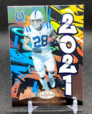 2021 Certified Football Jonathan Taylor Graffiti Insert #2021-7 | eBay