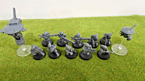 Warhammer 40k Astra Tau Empire Pathfinders x 10 + Drones | eBay
