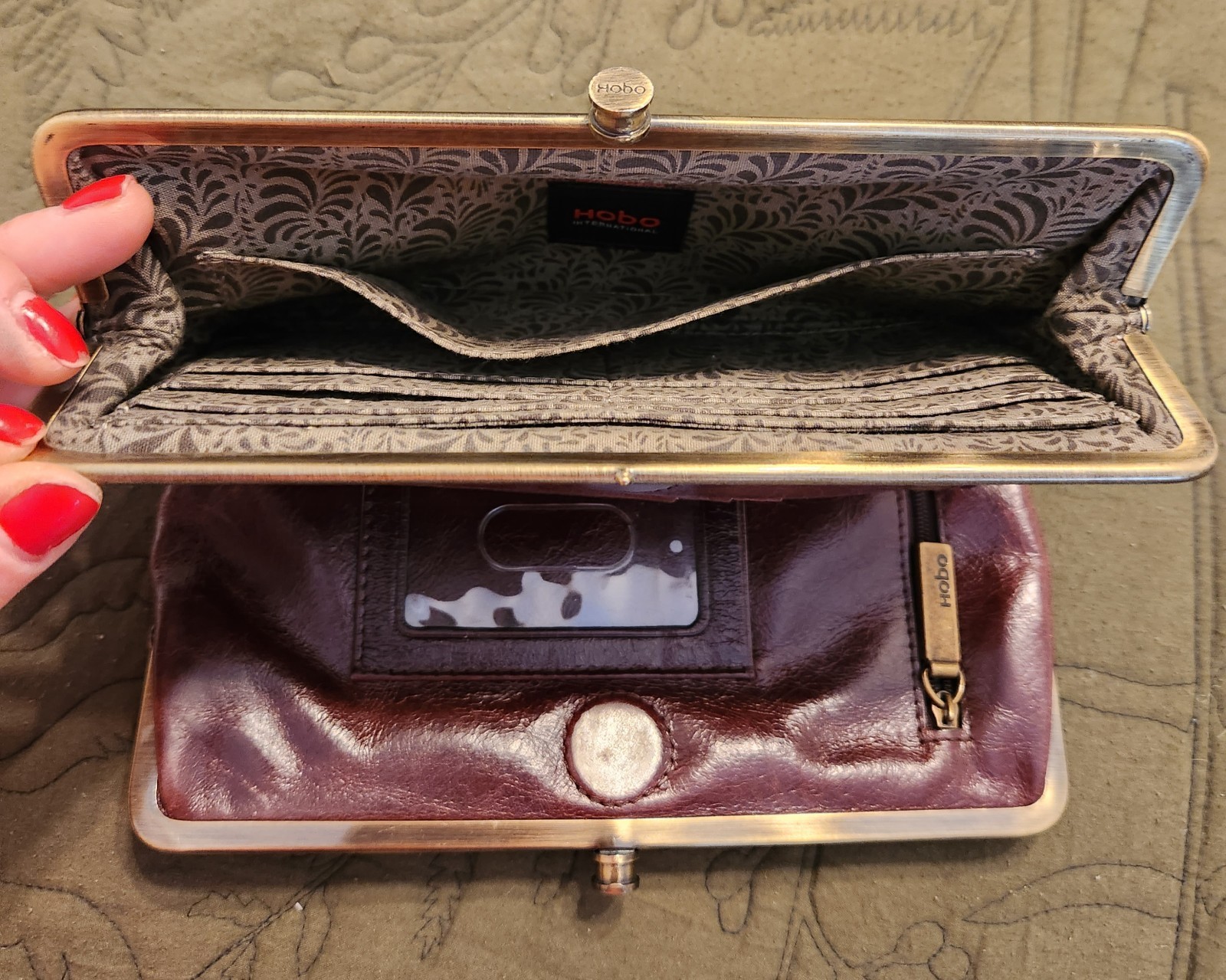 Hobo International leather wallet Full Size pre love… - Gem