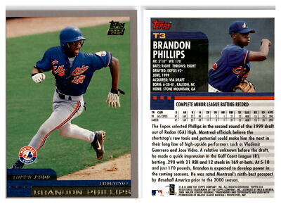 2000 Topps Traded & Rookies #T3 Brandon Phillips Near mint or better | eBay