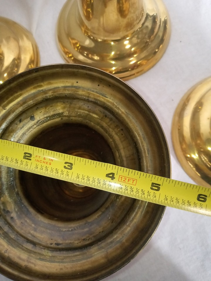 4 NEW OLD STOCK . OLD STYLE CANOPIES BRASS CHANDELIER PART CANOPY | eBay