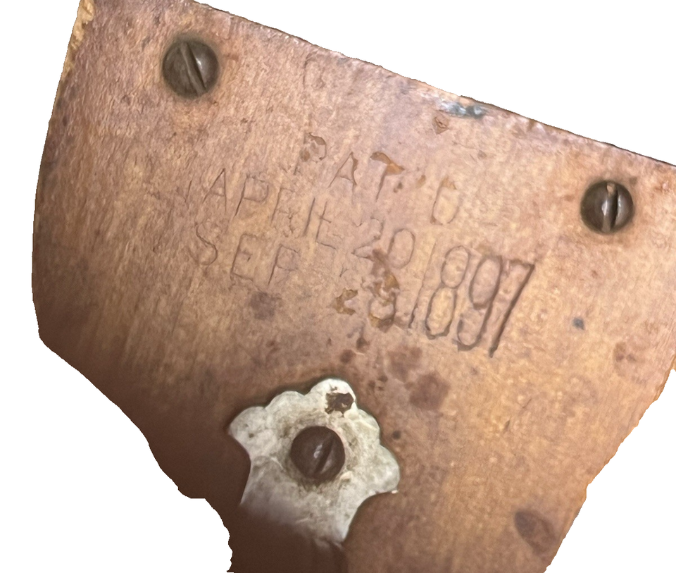 Antique Wood & Metal Stereoscope Viewer ~ April 20 1897 + 7 Photo Cards ...