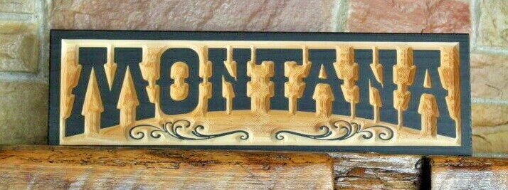 Custom Saloon Sign / Carved Wooden Engraved Wood Plaque / Western Style ...