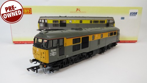 OO Gauge Hornby DCC Fitted R2421 Class 31110 Dutch Yellow & Grey Loco ...