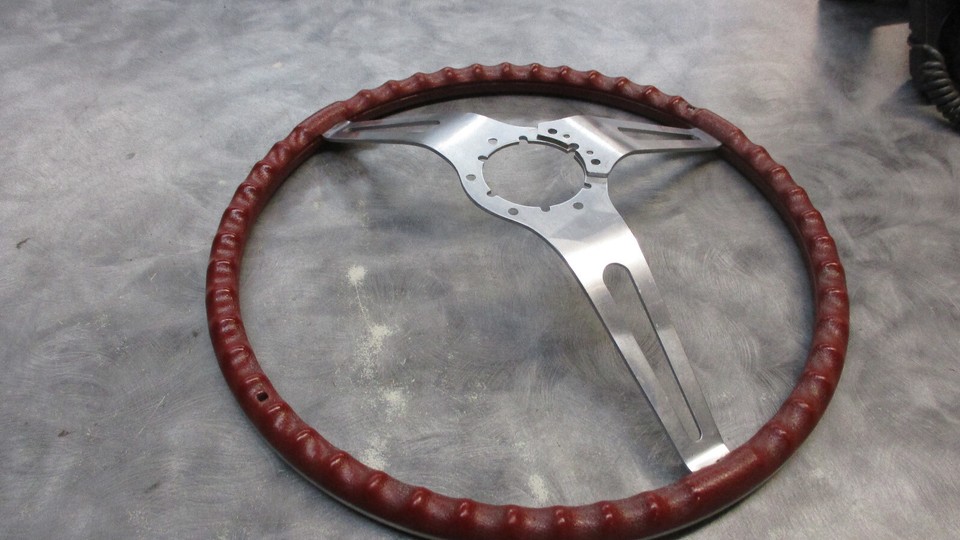 1969-1975 CORVETTE CHEVELLE NOVA SS STEERING WHEEL COMFORT GRIP RED | eBay