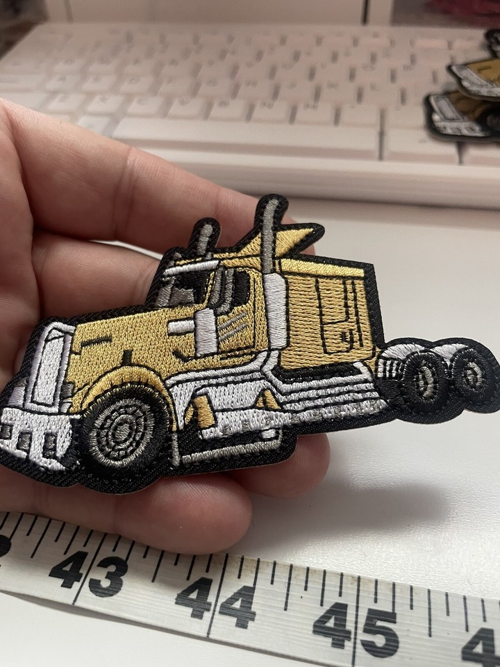 Semi Truck 18 Wheeler Sleeper Cab Power Diesel Embroidered Iron On ...
