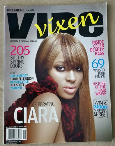 Vibe Vixen Magazine Spring 2005 – Premier Issue: Ciara Cover | eBay