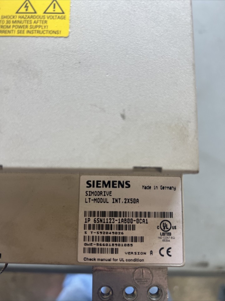 Siemens 1p6SN1123-1AB00-0ca1 SIMODRIVE 611 Power Module Ver. A | eBay