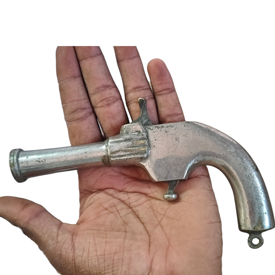 Original 1900's Vintage Old Antique Brass Rare Loaded System Gun Toy | eBay