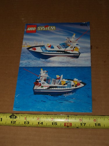 Lego 4012 "Wave Cops" instructions manual only | eBay