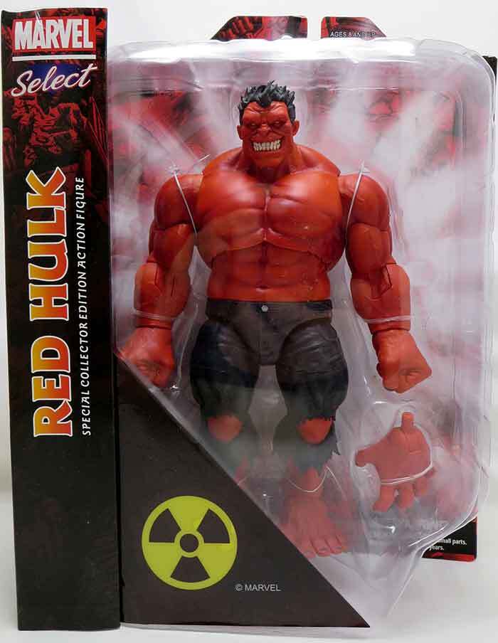 Marvel The Incredible RED HULK Red Action Figure 2022 Diamond Select ...