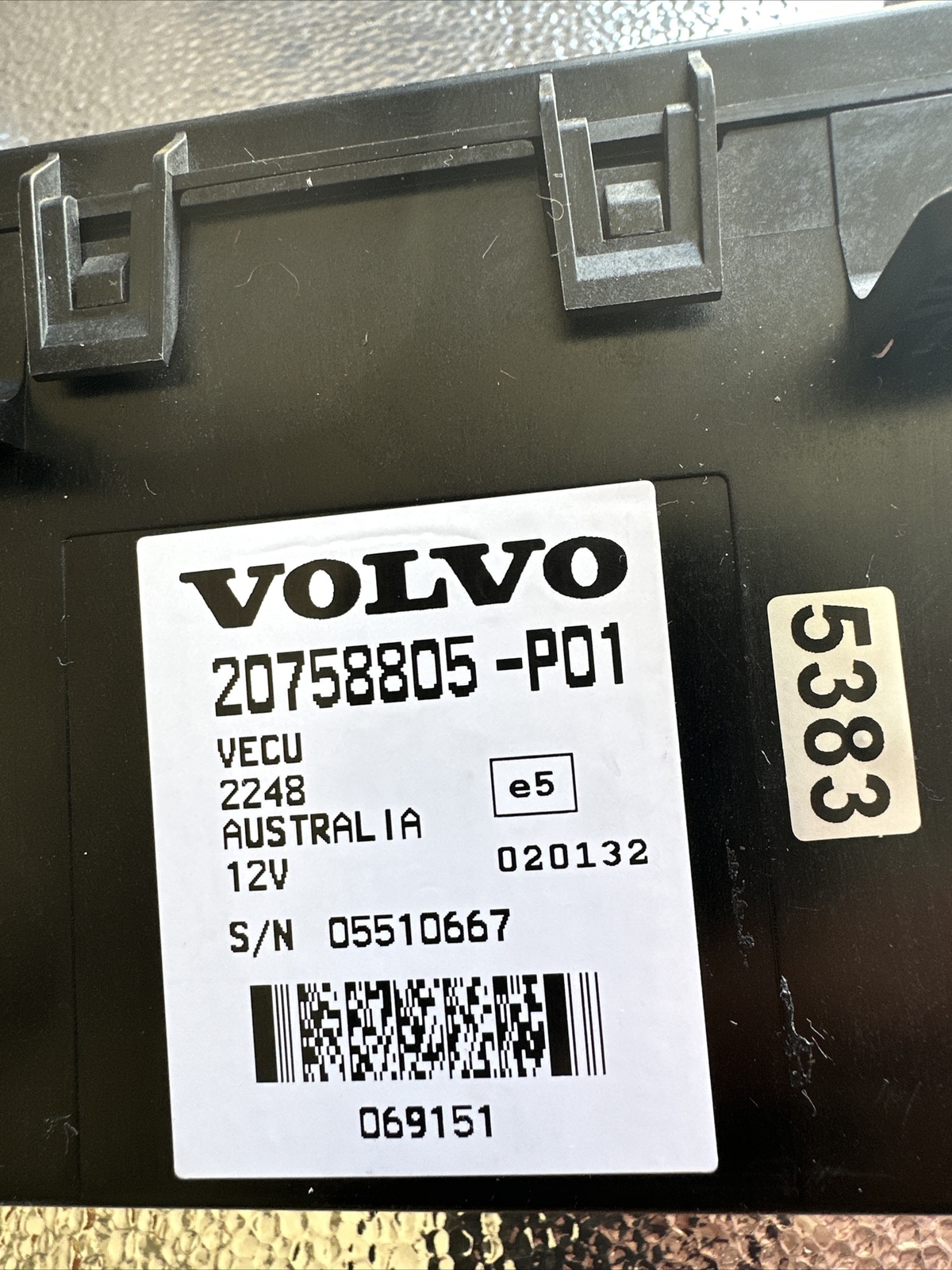 Volvo VNL VN VHD ECU Dash Control Modules VECU 20758805 -P01 OEM | eBay