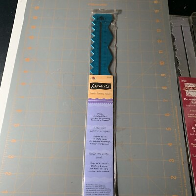 Plaid- Essentials Paper Tearing Ruler 12" Zig Zag Effects 80549 | eBay