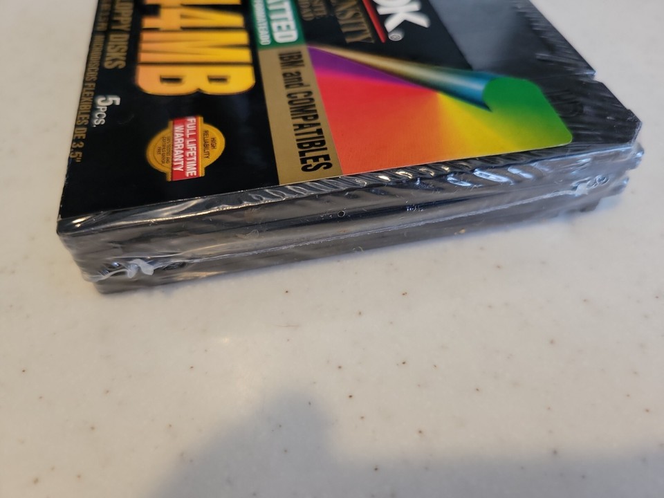 TDK 3.5in 1.44MB IBM Formatted High Density Floppy Disks 5 Pack New ...