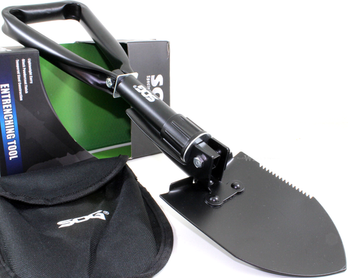 SOG Entrenching Tool Pick Axe Folding Shovel Carbon Steel Handle ...