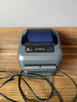 Zebra ZP 450 Thermal Label Printer Works | eBay