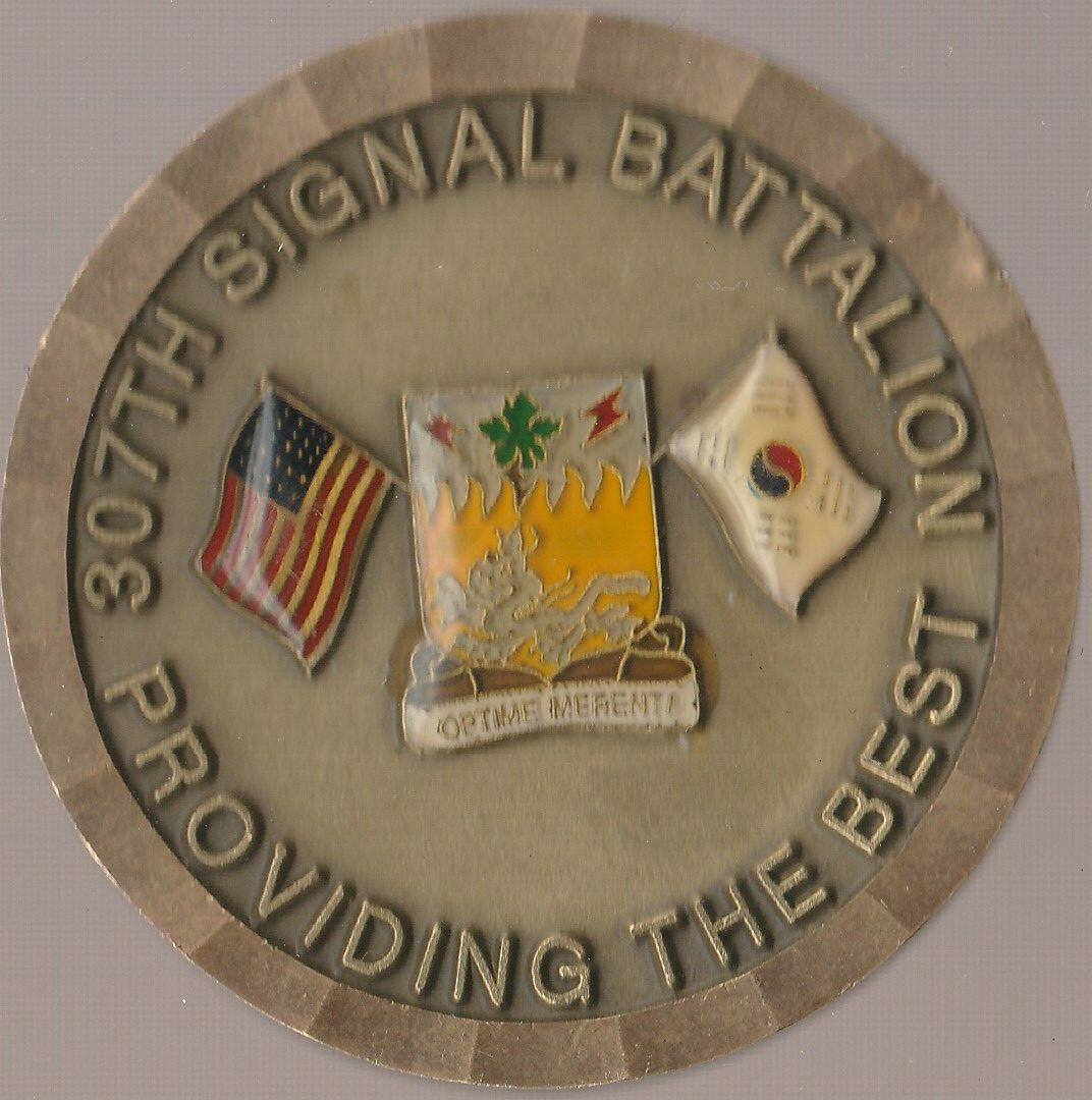 307th Signal Battalion Coin 1.75 " DIA C-3 | eBay