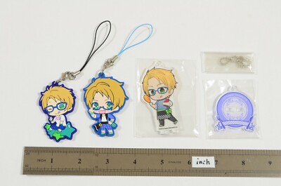Ensemble Stars Makoto Yuuki Set Rubber Keychain Acrylic stand Japan ...