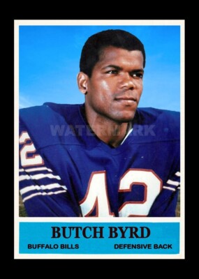Butch Byrd Buffalo Bills 1964 Style Custom Football Art Card | eBay