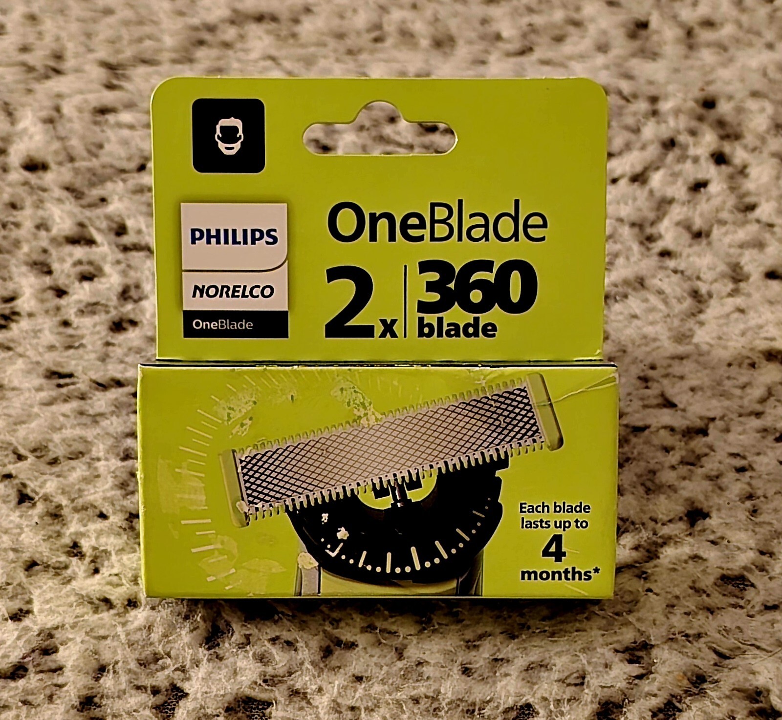 Philips Norelco OneBlade 360 Blade Replacement Heads 2 Pack | eBay