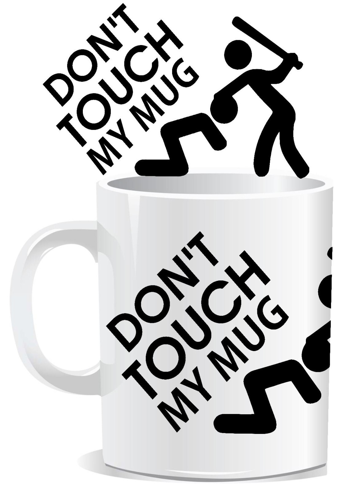 DONT TOUCH MY NUG Mug 11oz Tea Coffee Funny Humour Novelty Birthday ...