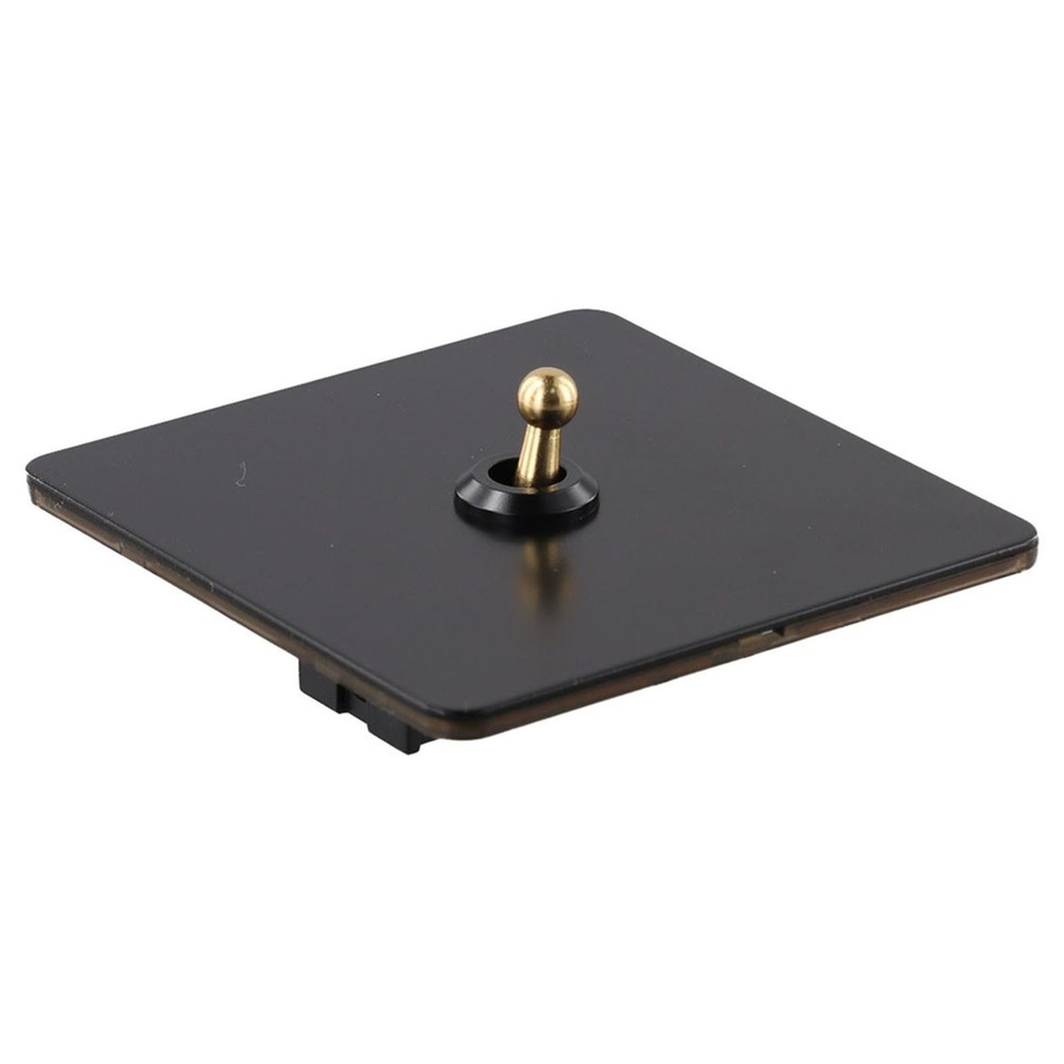 86 Type Wall Switch with Stainless Steel Panel and Brass Lever for Home ...