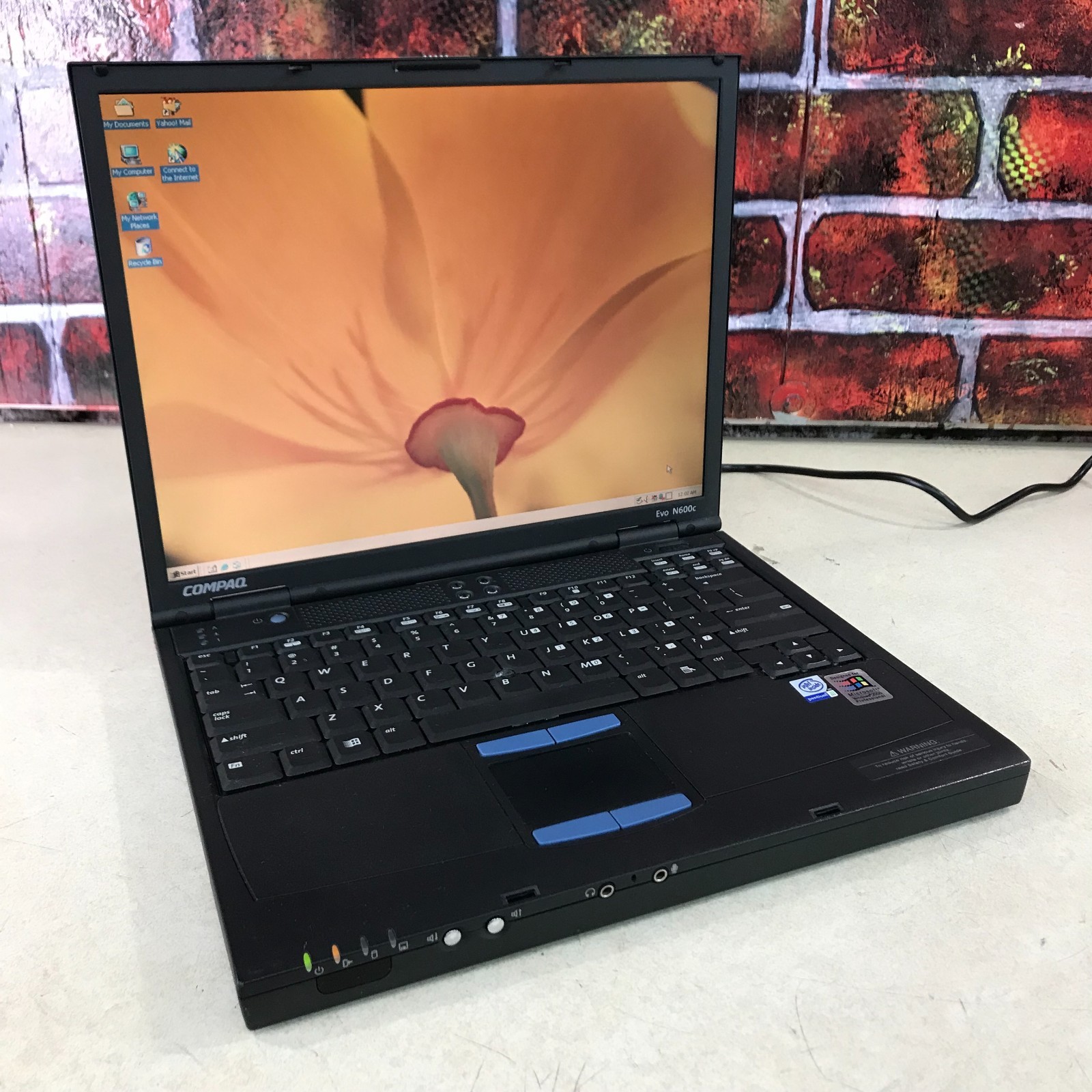 Compaq Evo N600c Retro Gaming Laptop Pentium III 1.20GHz 512MB RAM ...