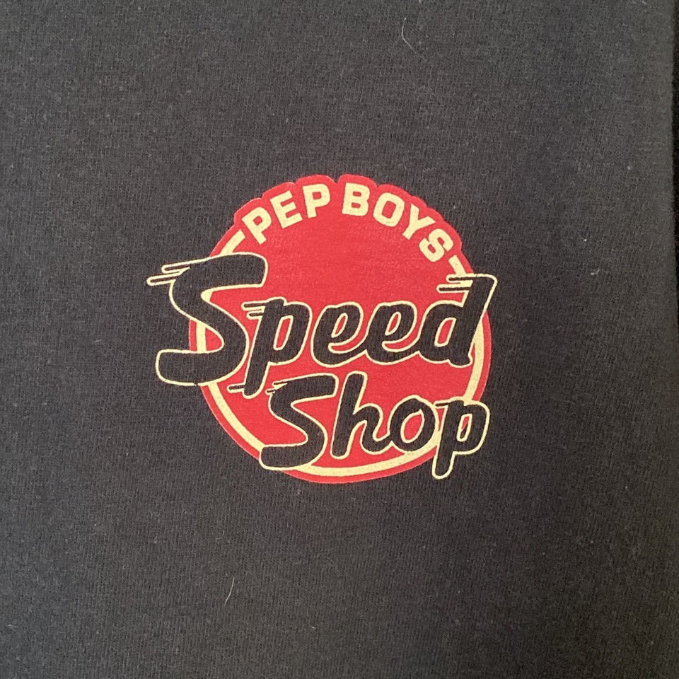 Pep Boys Speed Shop Car Culture Vintage Hot Rod Shirt Size L | eBay