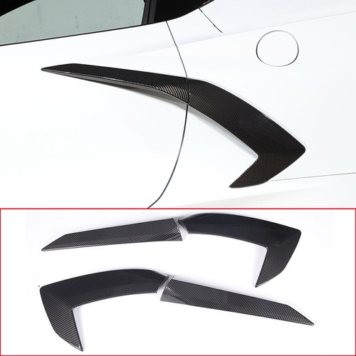 Carbon Fiber ABS Side Fender Vent Door Panel Cover For Chevrolet ...