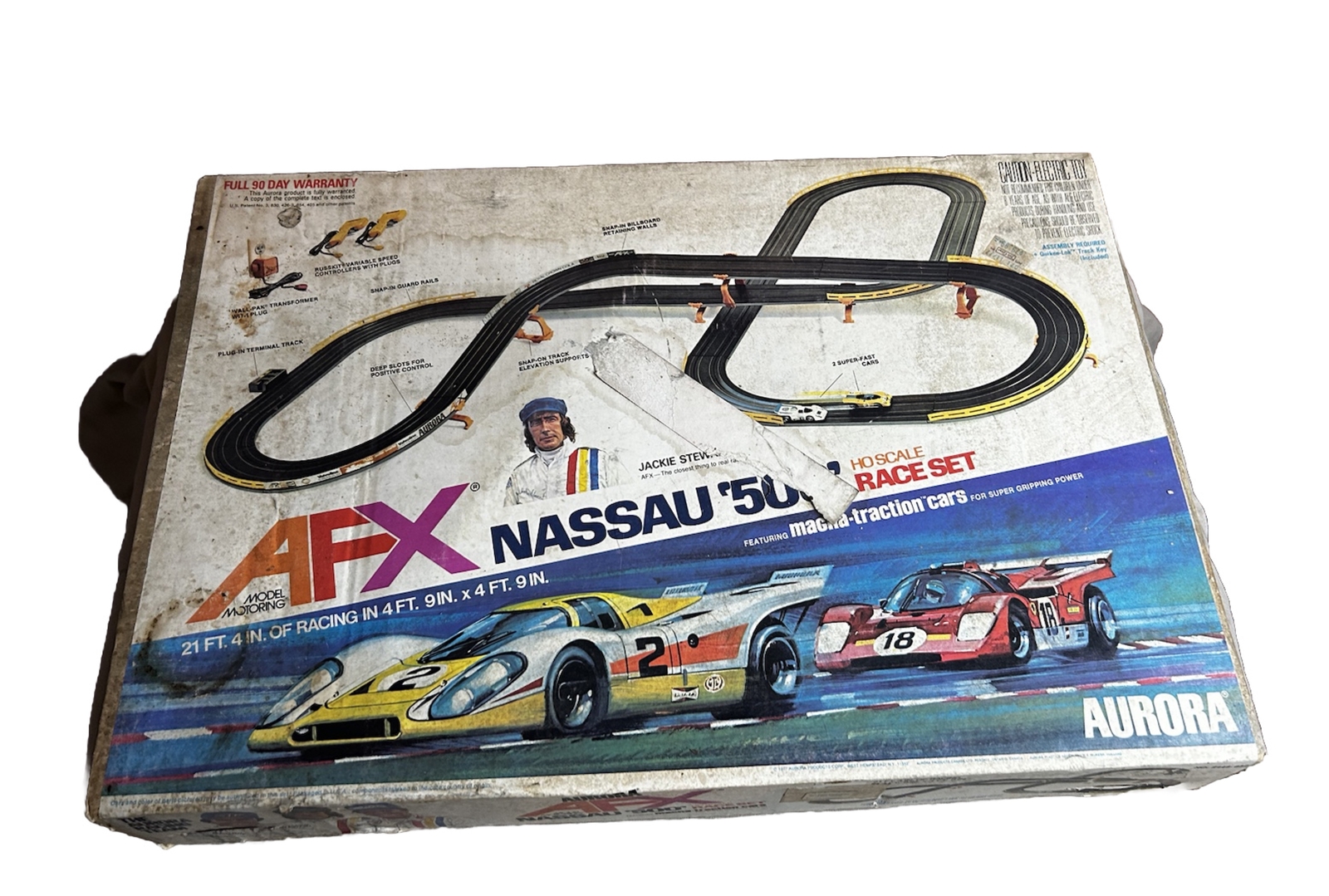 AFX Nassau 500 HO Scale Race Set Aurora Vintage Incomplete | eBay