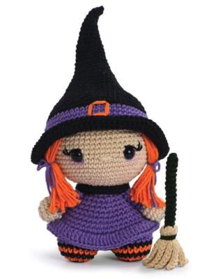 Crochet Amigurumi Halloween Kit ~ Witch ~ Crochet Hook Included - NEW ...