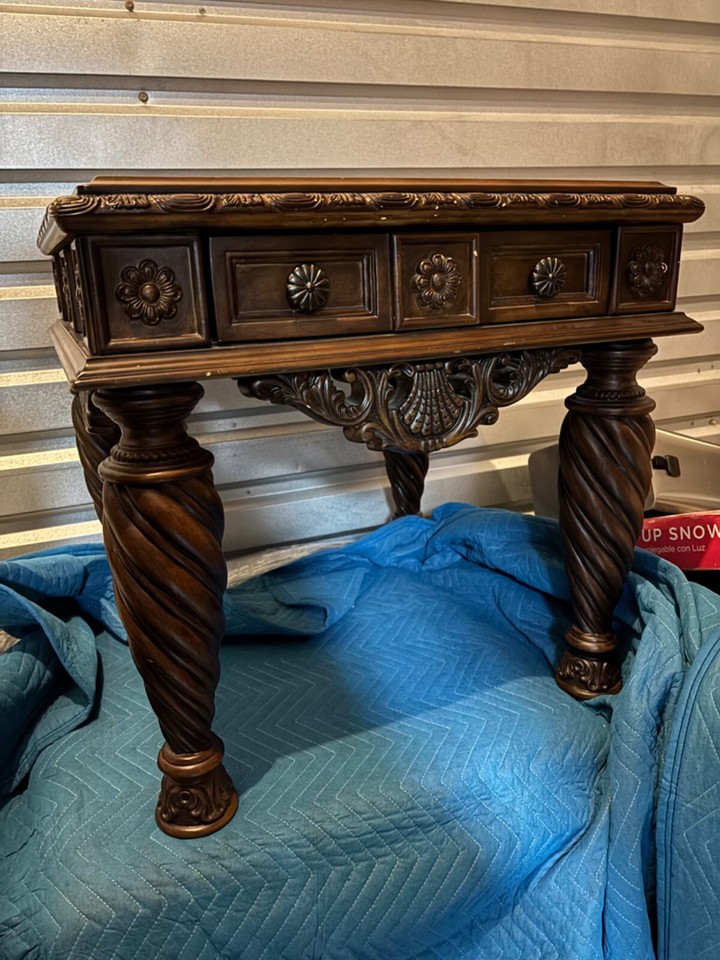 Signature Ashley Furniture North Shore - Dark Brown Square End Tables ...