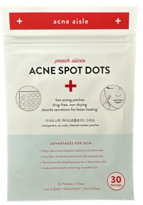 Acne Aisle Peach Slices, Acne Spot Dots, 30 Patches | eBay