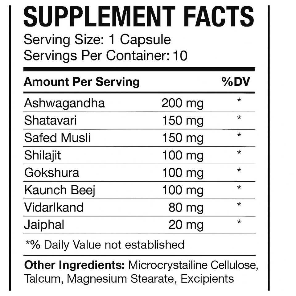 New 10 Male Enhancement Power Stamina 100% Herbal Formula Strong ...