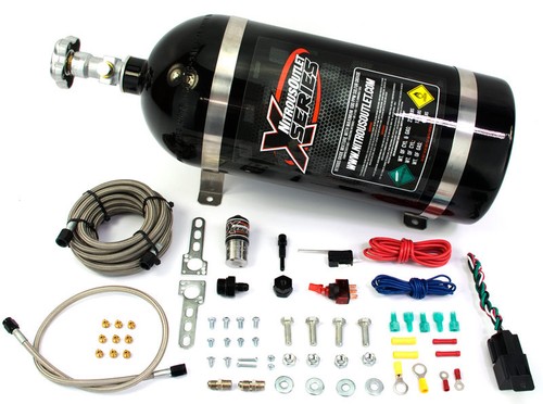 X-Series Dry Single Nozzle Nitrous System Inludes 10lb nitrous bottle ...