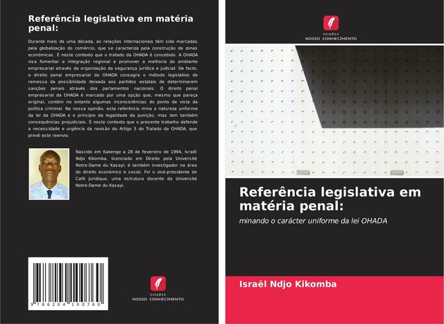 Referência Legislativa Em Matéria Penal: von Israël Ndjo Kikomba (2021 ...