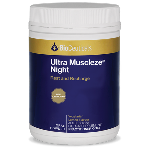 BioCeuticals Ultra Muscleze Night 400g Oral Powder Rest & Recharge ...