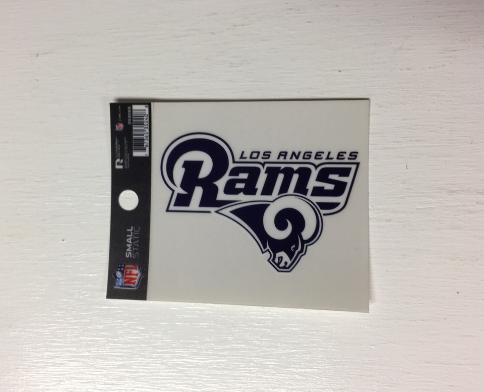 Los Angeles Rams Static Cling Decal Sticker NEW! Free Shipping! 3x4 ...