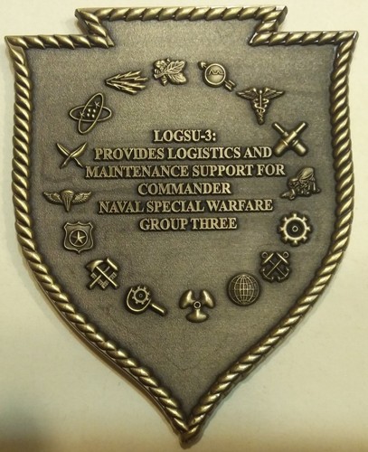 Naval Special Warfare Gp 3 Logistics LOGSU-3 SDVT-1 Navy Challenge Coin ...