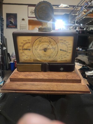 Taylor Instruments Art Deco Bakelite 3in1 Barometer, Thermometer ...