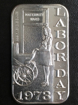 1973 CEECO Mint Labor Day Silver Art Bar CEM-47 A2009 | eBay