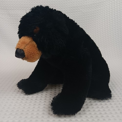 Aurora Realistic Black Tan Bear Cub Plush Stuffed Animal 10" 2019 | eBay