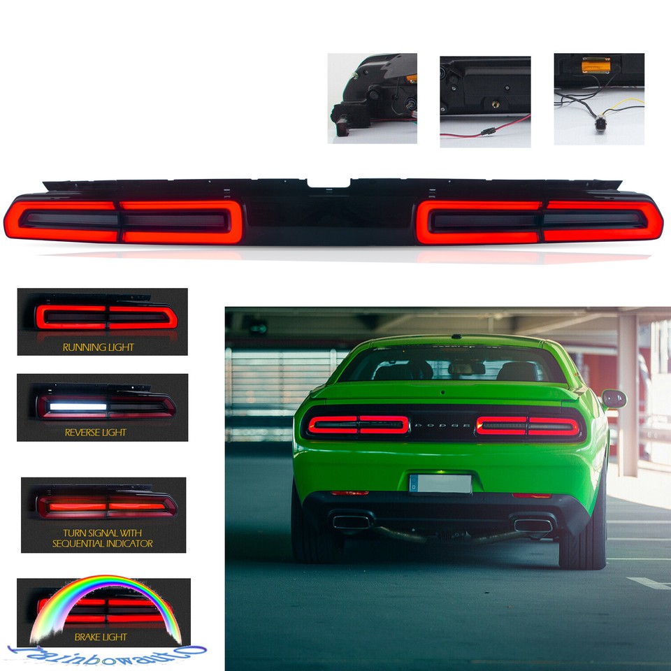 Pair Set Fit For Dodge Challenger 2008-2014 SE R/T Tail Light Rear ...