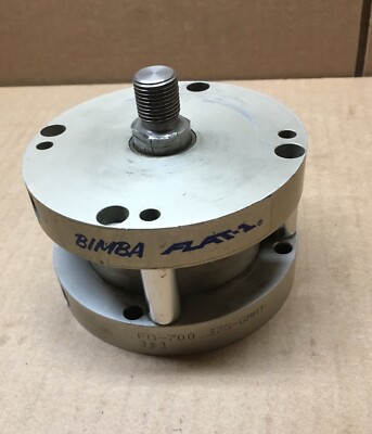 Bimba FO-700 Flat-1 Air Cylinder - .375-GMMT - 5/8" Arbor 1/2" NPT ...