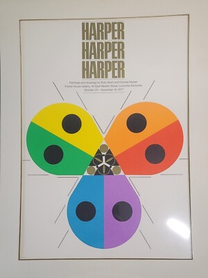 Harper Harper Harper Poster | Edie, Brett & Charley Harper | Ladybug ...
