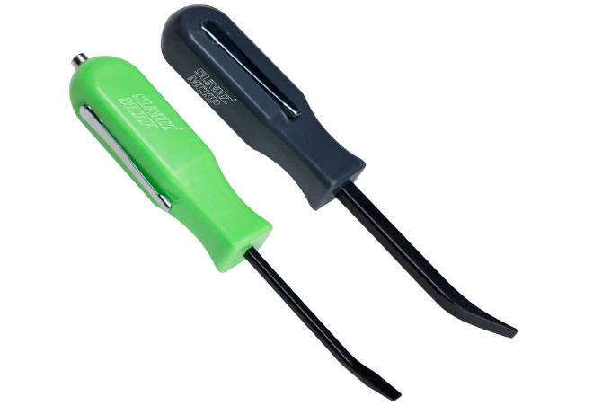 2 PCS Mini Pocket Pry Bar Set 4.5 Inch Small Pry Bar Tool with Pocket ...