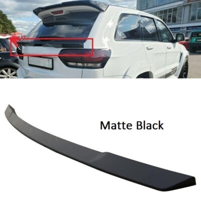 Rear Mid Spoiler Wing Black For Jeep Grand Cherokee WK2 SRT8 TRACKHAWK ...